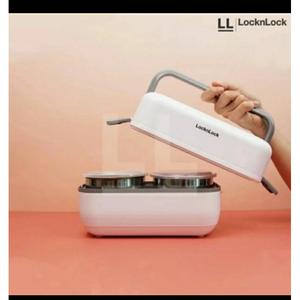Jual NEW SERIES LOCKNLOCK ELECTRIC LUNCH BOX 1.1L - EJR286WHT ORIGINAL ...
