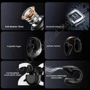 Jual Monster Open Ear 200 Pro Bone Conduction Bluetooth Wireless Sports ...