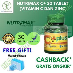 Jual NUTRIMAX C PLUS VITAMIN C PLUS VIT C 30 TABLET - 30 tablet - Kab. Cilacap - KIFUNA STORE ...