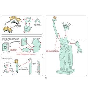 Jual United States Statue Of Liberty Mini 3D Paper Model Papercraft Di ...