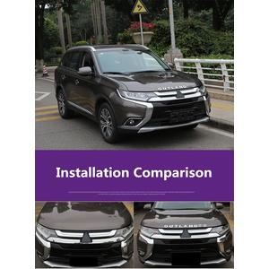 Jual Outlander Car Letter Stickers Hood Emblem Logo 3D Letter Badge ...