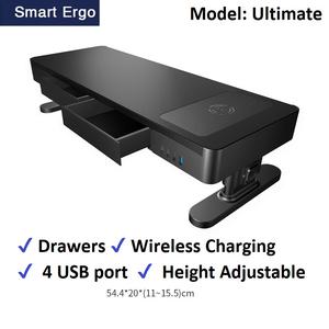 Jual Smart Ergo 3.3 - Height Monitor Stand | Monitor Riser With USB ...