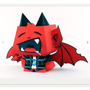 Jual Yawn Evil Mudah papercraft miniatur action figure diy - Jakarta ...