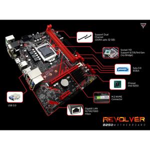 Jual Motherboard B250 Varro Revolver Mainboard Gaming B250 Support ...