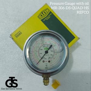Jual PRESSURE GAUGE WITH OIL REFCO MR-306-DS-QUAD-H Best - Jakarta Timur - AURO TECH | Tokopedia
