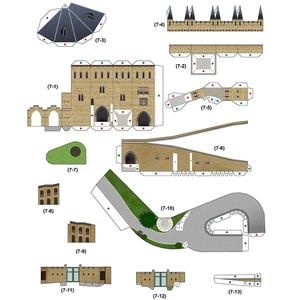 Jual Germany Hohenzollern Castle 3D Paper Model House Papercraft Diy A ...
