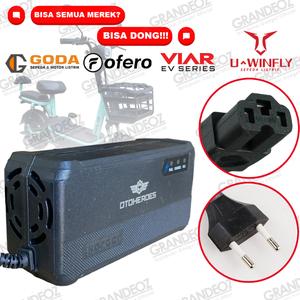 Jual Otoheroes Smart Charger Adaptor Cas Sepeda / Motor Listrik 48V ...