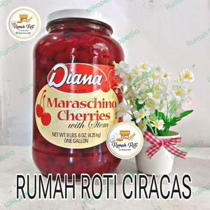 Jual CHERRY MERAH TANGKAI ANI MARASCHINO CHERRIES RED CHERY STEM BUAH ...