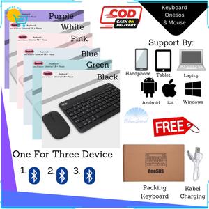 Jual OneSOS Keyboard Wireless Bluetooth Laptop iPad Handphone / Mini ...