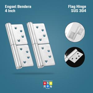 Jual Engsel Pintu Bendera Stainless 4 Inci / Engsel Cabut Resonance ...