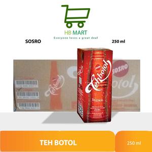 Jual Minuman Teh Botol Sosro Kotak Original Less Sugar 250Ml - Kota ...