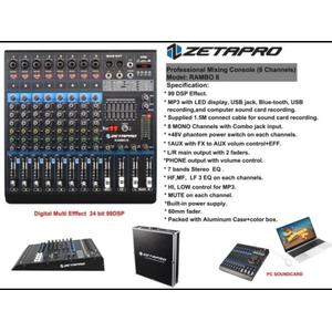 Jual MIXER ZETAPRO RAMBO 8 ZETAPRO RAMBO 8 ZETAPRO RAMBO-8 GARANSI RESMI - Kota Malang - Musik ...