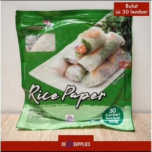 Jual Rice Paper / Kulit Lumpia Vietnam Bulat 30 Lembar - Banh Trang JSF ...