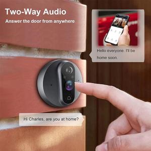 Jual Tuya Smart 1080P Battery Powered Digital Door Magic Eye Peephole ...