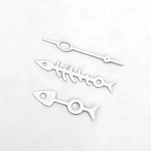 Jual Nh35 Watch Hands Fishbone Three Hands Green Luminous Pointer For ...