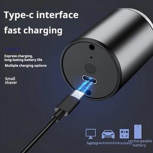 Jual Mens Electric Shaver Metal Sharpening Razor Compact Usb Recharge ...