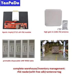 Jual 865Mhz Uhf Rfid Module Ttl Uart Impinj E710 Chip 4 Ports Rfid Rea ...