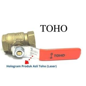 Jual Ball Valve Brass kuningan TOHO 3/4" inch Best - Kab. Semarang - INDOHOMESMRNG | Tokopedia