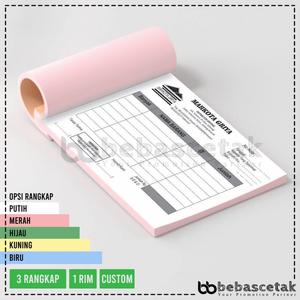Jual Wr32 Cetak Nota Bon Faktur Kwitansi Surat Jalan Kuitansi Tagihan 3 ...