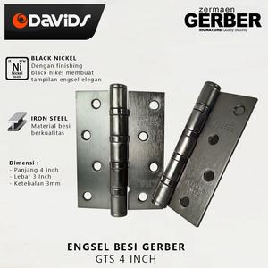 Jual Engsel Pintu Rumah Besi Jendela Esel Tebal Ensel Hitam Kamar 4 ...