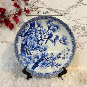 Jual Piring Keramik Pajangan Hiasan Dinding Walldecor Biru Putih Antik ...