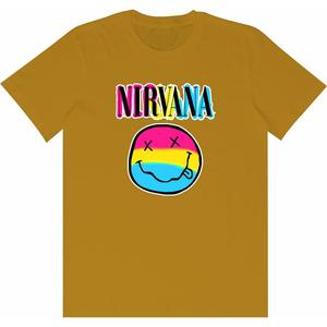 Jual Baju Cowok Band Metal Punk Rock Kaos Nirvana Raibow DTF560 HS ...