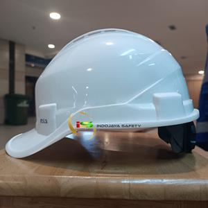 Jual Helm Safety NSA Vented Putih Fastrack Safety Helmet SNI Ventilasi ...