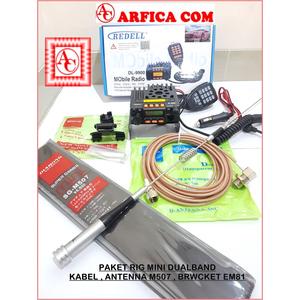 Jual RADIO RIG REDELL DL 9900 DL9900 DUALBAND SET ANTENNA SG M507 FULL ...