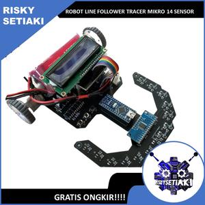 Jual Robot Line Follower Mikro Pro1 14 Sensor Free Ing Standard Lomba ...