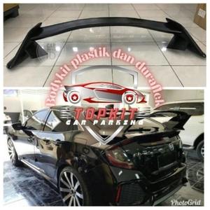 Jual BODY KIT Wing spoiler honda civic turbo hatcback thitum type R ...