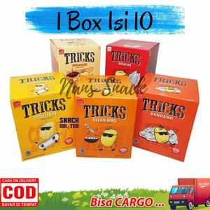 Jual A E1 Tricks Biskuit Kentang Potato Baked Chips - Netto 10 Pc X ...