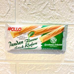 Jual Apollo Stick Wafer Biskuit Berkrim Chocolate Strawberry Pandan ...