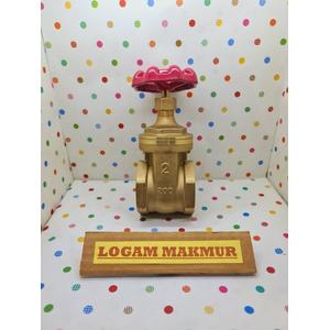 Jual STOP KRAN KUNINGAN 1-1/4" MODEL PUTAR (GATE VALVE) - ONDA ORIGINAL ...