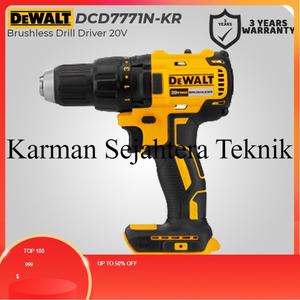 Jual Dewalt Brushless Drill Driver Bor Obeng Bat 20V DCD7771N ONLY ...