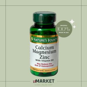 Jual Natures Bounty CMZ Natures Bounty kalsium magnesium zinc D3 USA ...