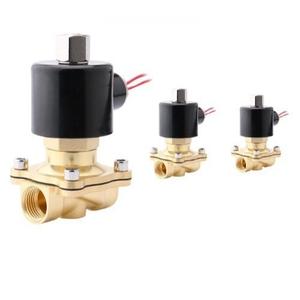 Jual Solenoid Valve 2 way Kuningan 3/4" Normal Open Coil Bulat AC220 ...