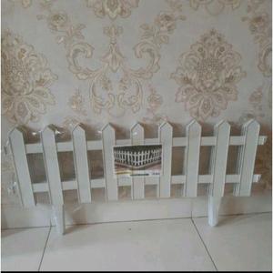 Jual pagar plastik putih lurus shabby beli satuan /pagar shabby/ecer ...