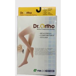 Jual Dr. Ortho A-8002 Medical Compression Stocking Under Knee Open Toe ...