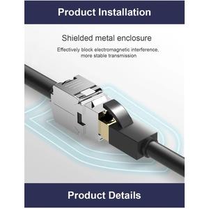 Jual 1U 19" Inch Rj45 Shielded Module 24 Port Patch Panel Rackmount ...