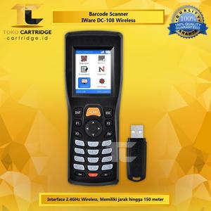 Jual Barcode Scanner PDT 1D Wireless Iware DC108 / DC-108 Inventory ...