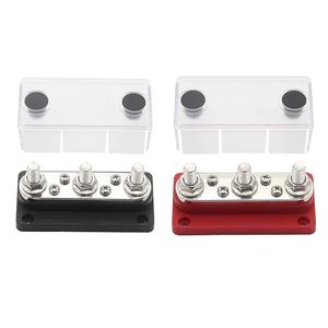 Jual 300A Busbar Terminal Block 48V Bus Bar Box 3/8 Studs Bus Bar Board ...