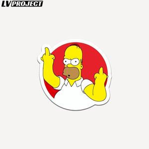 Jual JDM Project- Stiker Kartun Homer Simpsons Laptop Notebook Helm ...