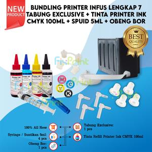 Jual Paket Tinta Tabung Infus Modifikasi Hitam Premium Paket Infus ...