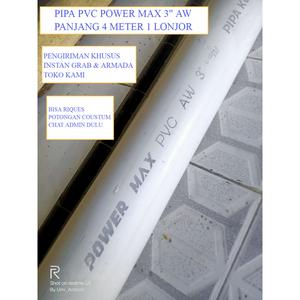 Jual Pipa PVC Power Max 3" Inch AW Panjang 4 Meter Lonjoran - Kab ...