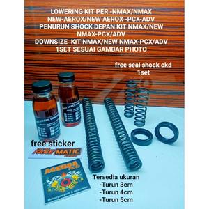 Jual nRA LOWERING KIT NMAX OLD/NMAX NEW- -PCX-ADV-AEROX /NEW ...