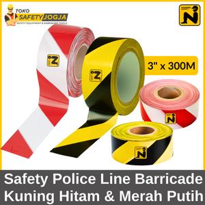 Jual Police Line 3 Inch x 300 Meter Barricade / Hitam Kuning - Merah ...