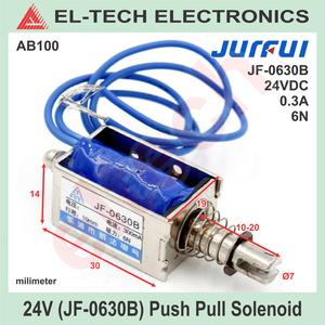 Jual 24V Solenoid Selenoid Push Pull Dorong Tarik - 24V Ø7mm Best ...