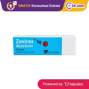 Jual Zovirax 5% Cream 5 g - Infeksi Kulit - Halodoc - Kota Denpasar ...