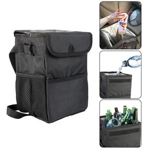 Jual Foldable Hanging Vehicle Garbage Dust Case Car Trash Bin Storage ...