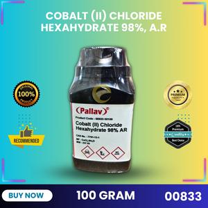 Jual Cobalt (II) Chloride Hexahydrate 98% AR | CoCl2.6H2O, 100 Gram ...
